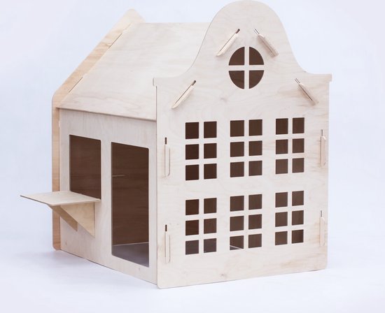 Playhouse wood Durable Wood, Screwless Assembly, A-Grade Birch Plywood ...