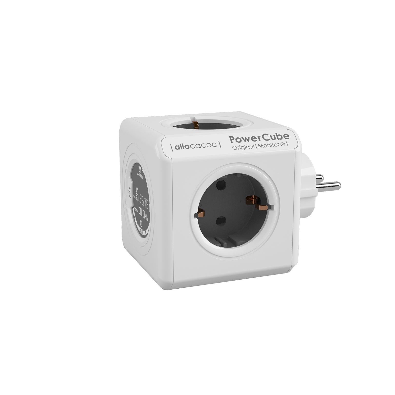 Electricity Monitor-4 outlet Plug-PowerCube – DesignNest Europe